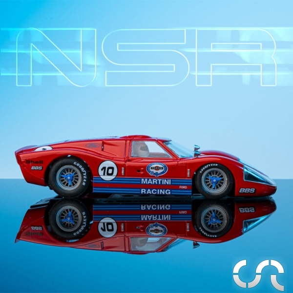 Ford MK IV "Martini Racing" Red Livery N°10 - NSR - CasaSlotRacing