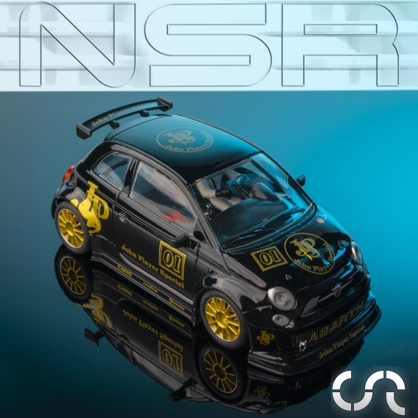 Abarth 500 " John Player Special Livery " N°01 - NSR - CasaSlotRacing