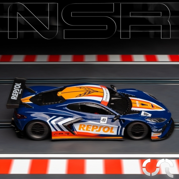 Chevrolet Corvette C8.R " Repsol Livery Blue " N°41 - NSR - CasaSlotRacing
