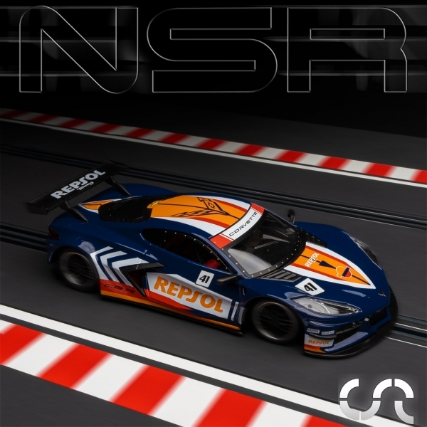 Chevrolet Corvette C8.R " Repsol Livery Blue " N°41 - NSR - CasaSlotRacing