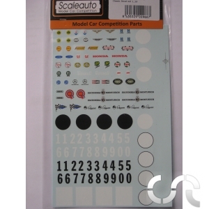 Planche décalque "Classic1" - SCALEAUTO - CasaSlotRacing