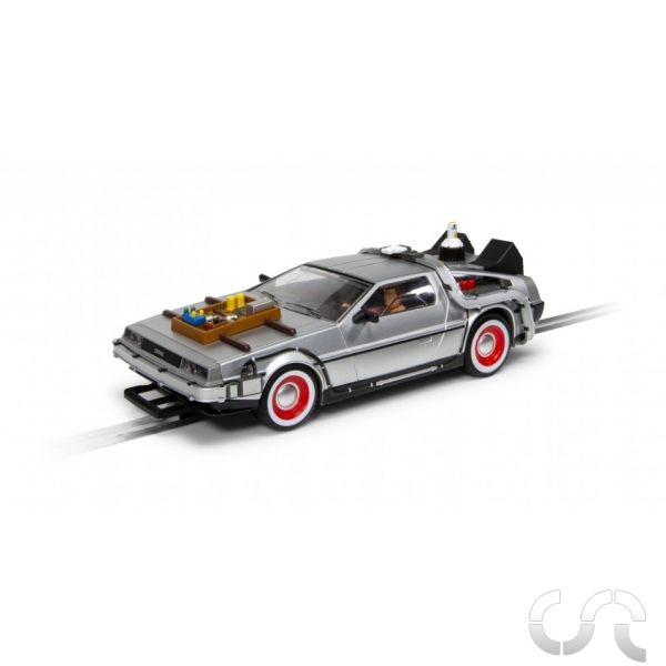 DeLorean "Back To The Future 3 Time Machine" - SCALEXTRIC - CasaSlotRacing