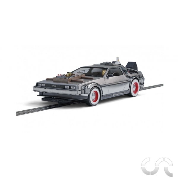 DeLorean "Back To The Future 3 Time Machine" - SCALEXTRIC - CasaSlotRacing