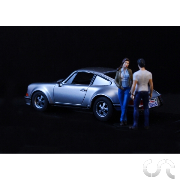 Porsche 911 S "Film Series 1973" + 2 Figurine (Top Gun Maverick) - FLY ...
